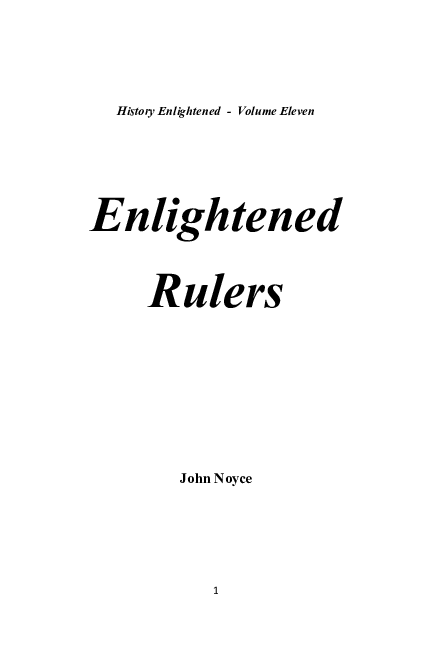 (PDF) Enlightened Rulers
