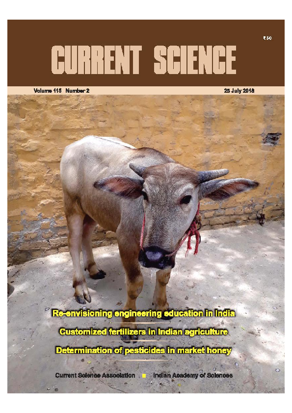 (PDF) CURRENT SCIENCE