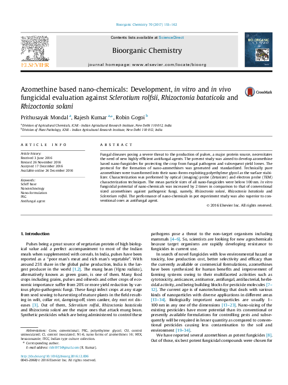 (PDF) Bioorganic chemistry