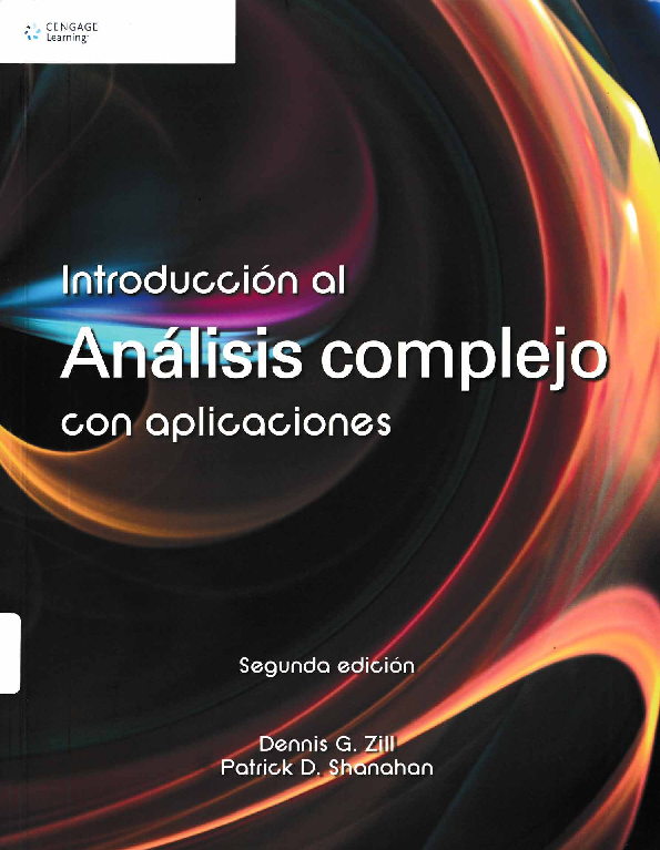 (PDF) Introducción al Análisis Complejo