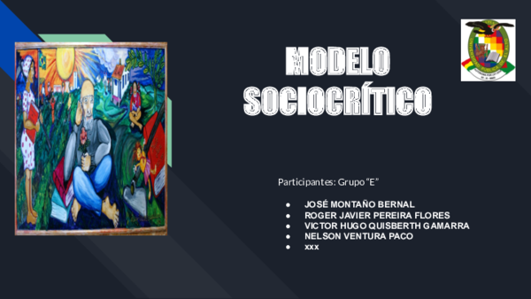 (PDF) MODELO SOCIOCRÍTICO
