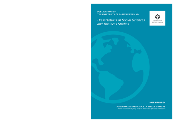 (PDF) Positioning dynamics in small groups: A microcultural small group ...