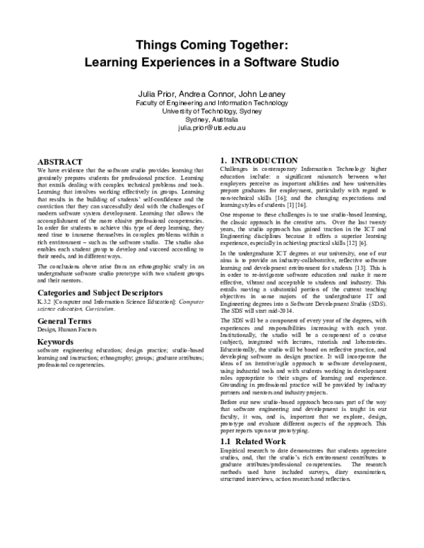 (PDF) Things coming together