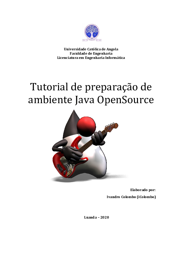 (PDF) Tutorial preparacao ambiente desenvolvimento java opensource