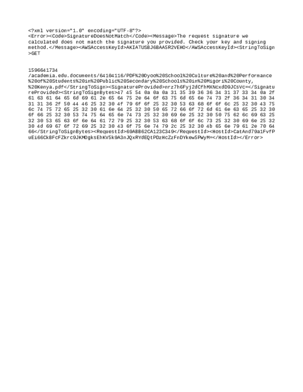 (PDF) School Culture and Academic Performance of Students in Public ...