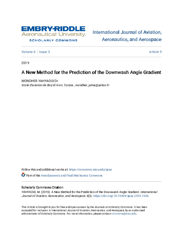 (PDF) Downwash Angle gradient