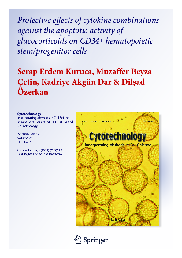 (PDF) Protective effects of cytokine combinations against the apoptotic ...
