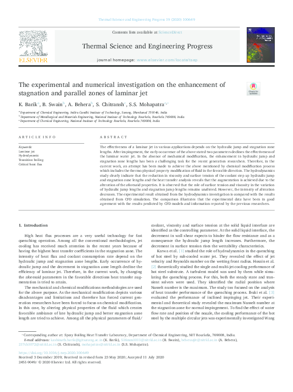 (PDF) The experimental and numerical investigation on the enhancement ...