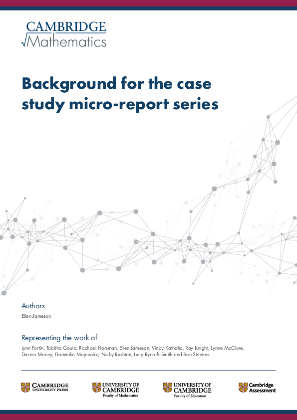 (PDF) Background for the case study micro-report series | Ellen Jameson ...