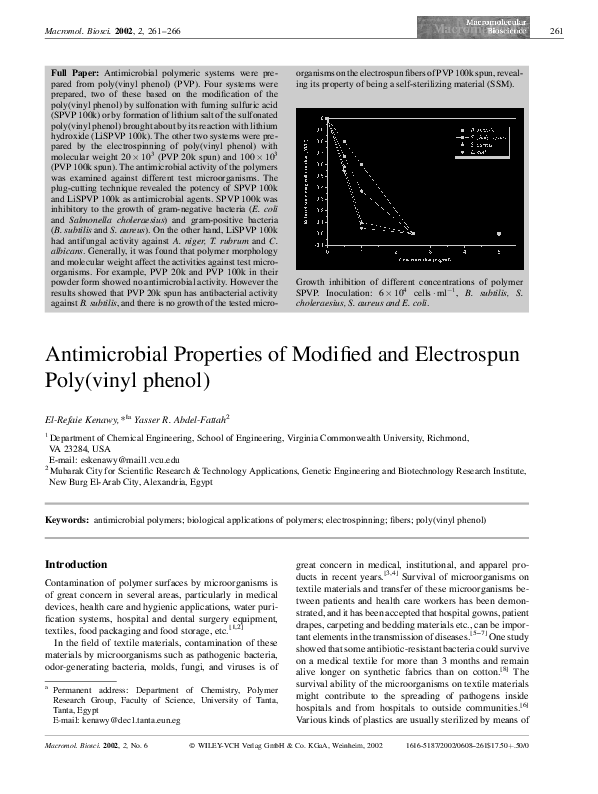 (PDF) Electrospinning of Polymer Nanofibers