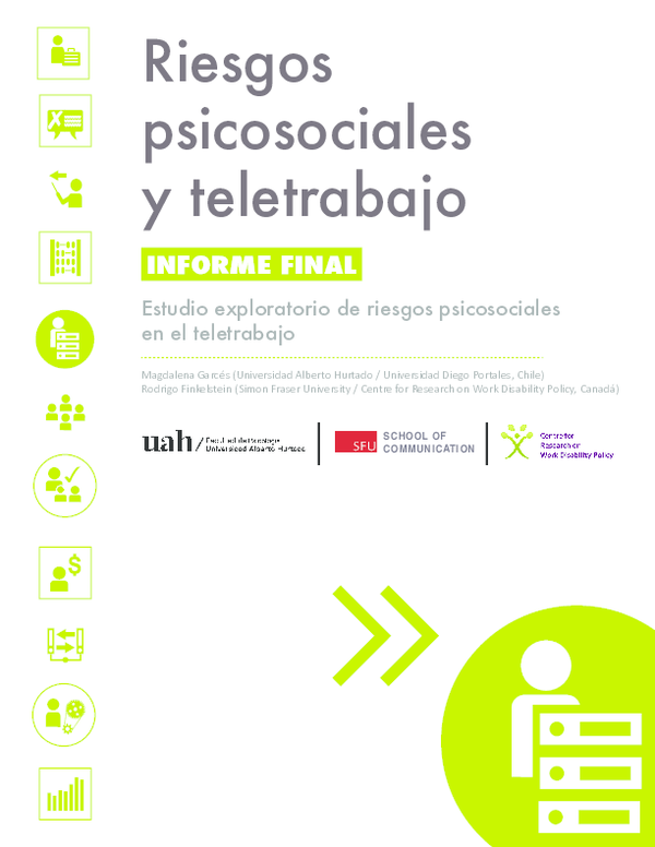 (PDF) Riesgos psicosociales y teletrabajo