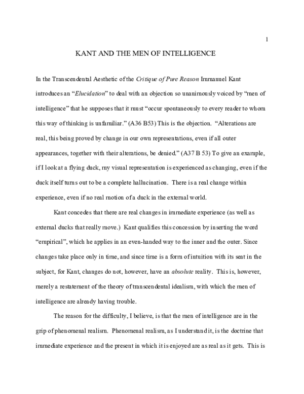 (DOC) KANT AND THE MEN OF INTELLIGENCE