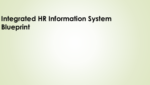 (PDF) Integrated HR Information System Blueprint