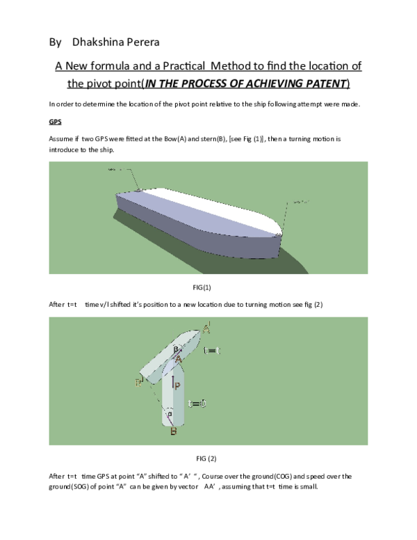 (DOC) A New formula and a Practical Method to find the location of the ...