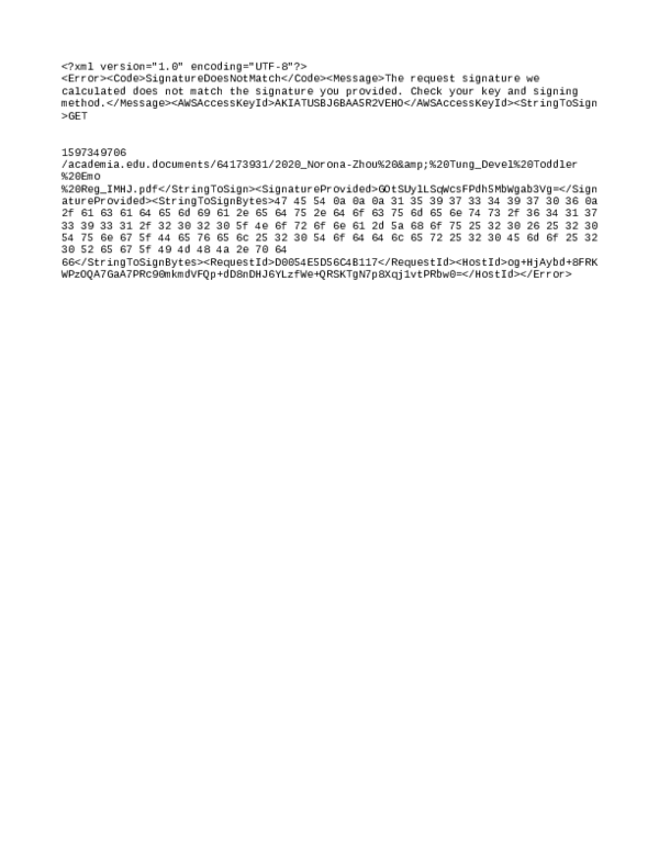 (PDF) Developmental patterns of emotion regulation in toddlerhood: Examining predictors of ...