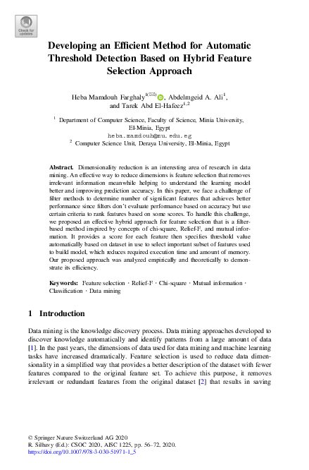 (PDF) Developing an Efficient Method for Automatic Threshold Detection Based on Hybrid Feature ...