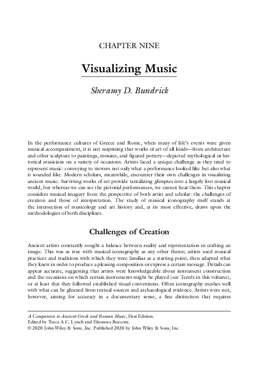 (PDF) Visualizing Music