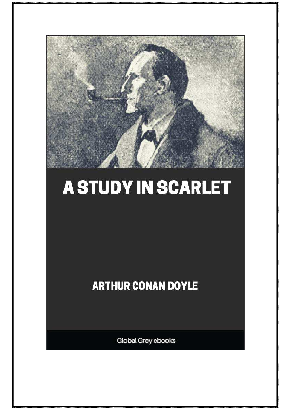 (PDF) A STUDY IN SCARLET