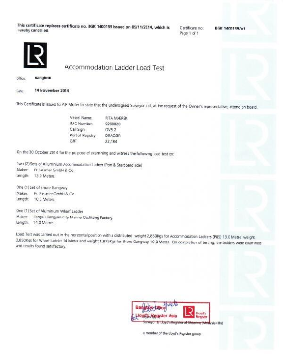 (PDF) ACCOMD LADDER LOAD TEST