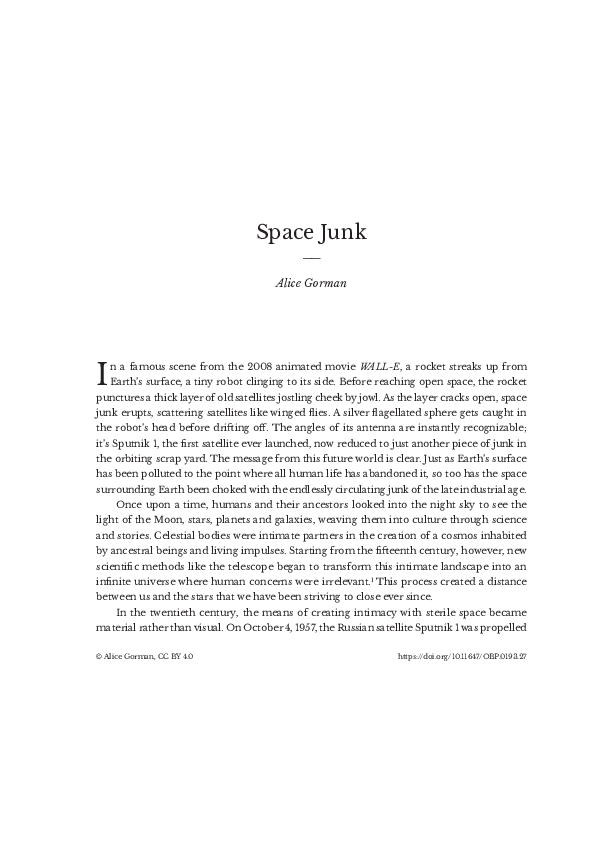 (PDF) Space Junk