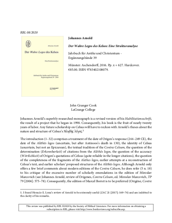 (PDF) JGC Arnold review