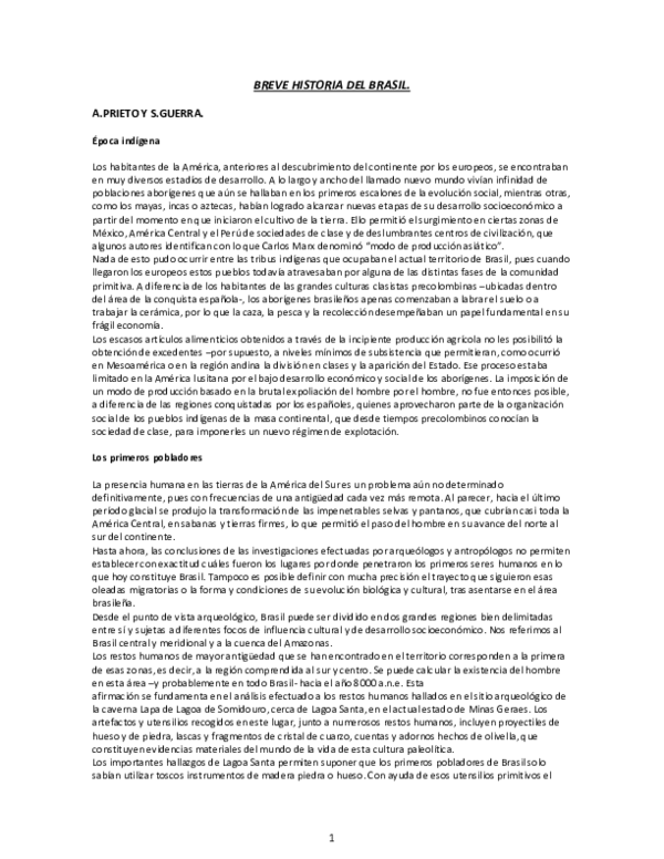 (PDF) BREVE HISTORIA DEL BRASIL