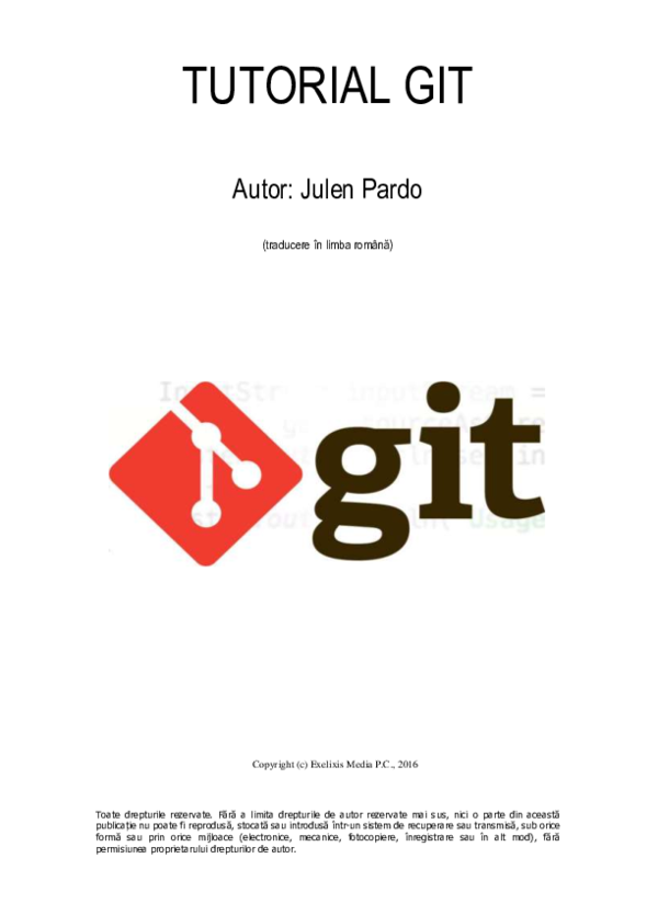 (PDF) TUTORIAL GIT