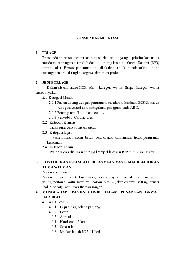 (DOC) KONSEP DASAR TRIASE