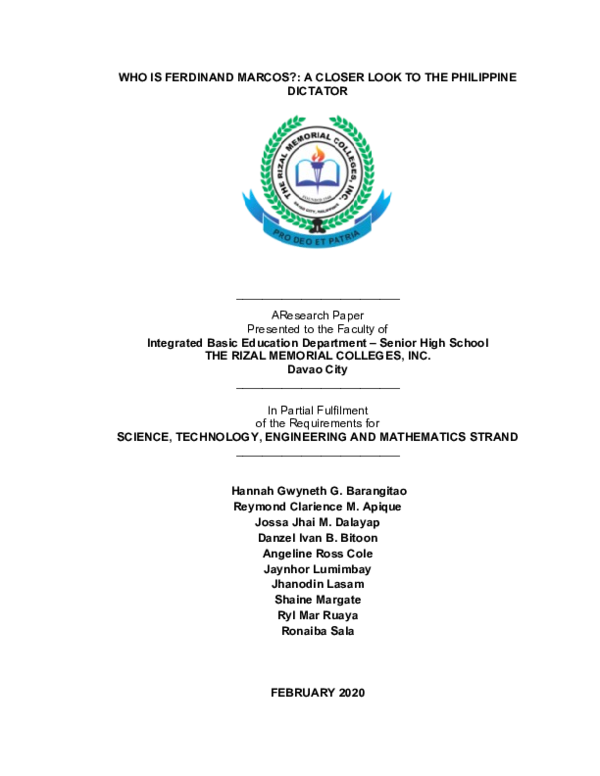 (DOC) RESEARCH PRELIMINARY PAGES