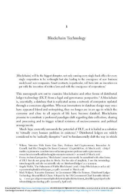 (PDF) Blockchain Technology