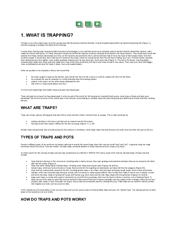 (DOC) WHAT IS TRAPPING