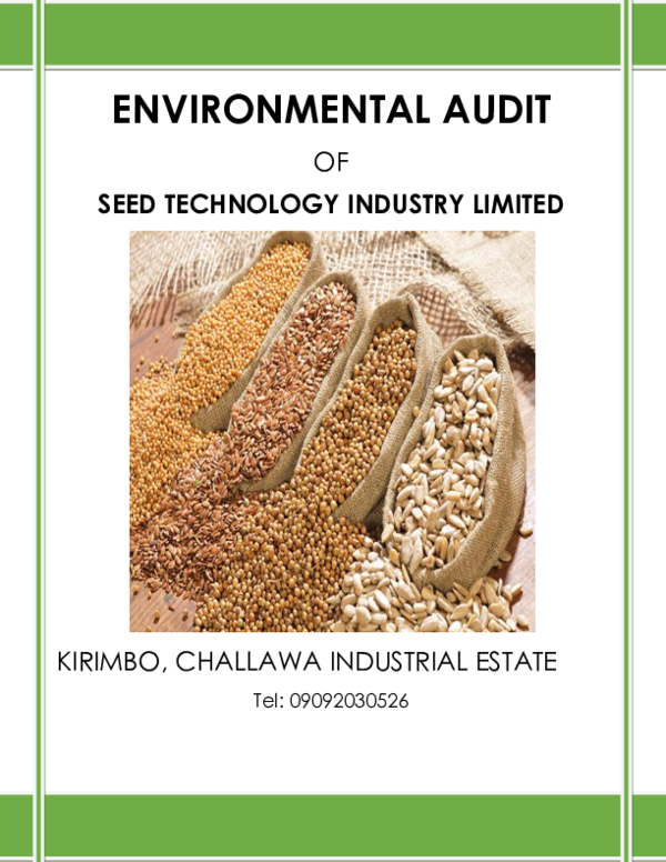 (PDF) Environmental Audit Report