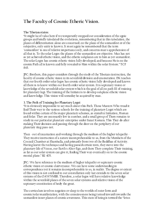 (PDF) The Faculty of Cosmic Etheric Vision