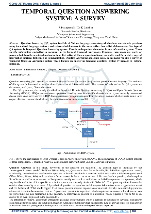Question de corpus : 4 documents