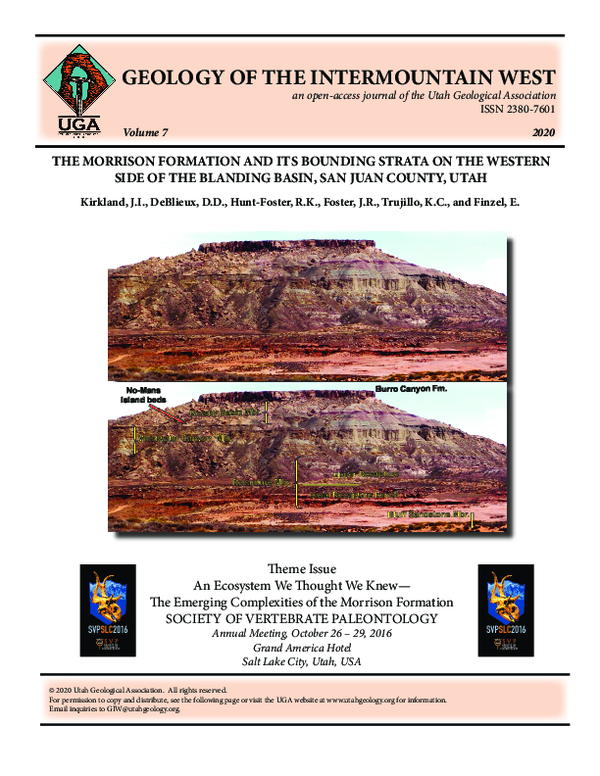 (PDF) The Morrison Formation and its bounding strata on the western ...
