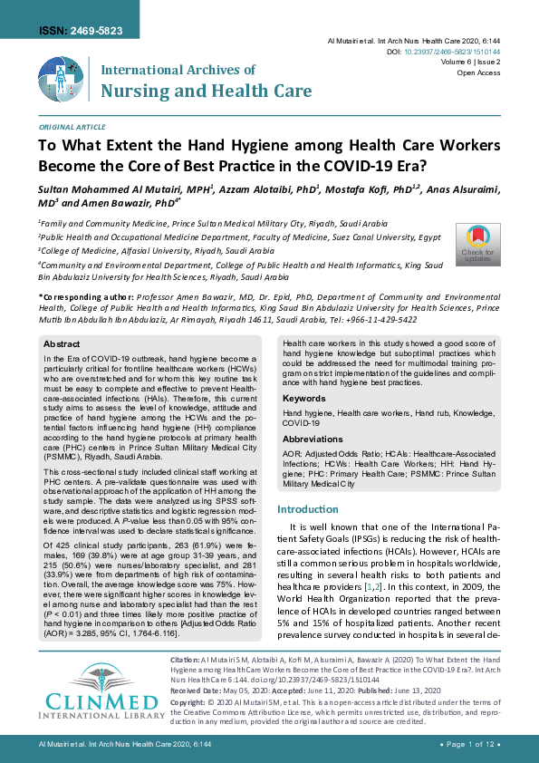 (PDF) Issue 2 Public Health and Health Informatics, King Saud Bin ...