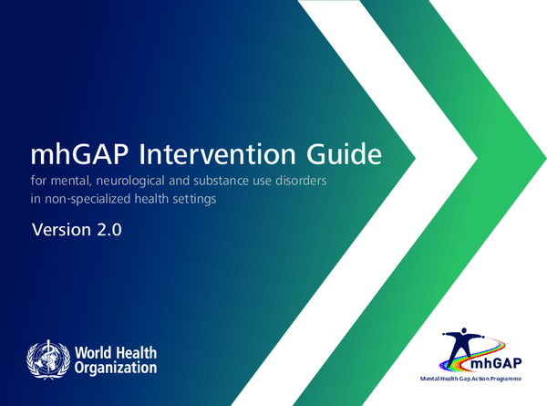 (PDF) mhGAP Intervention Guide Mental Health Gap Action Programme ...