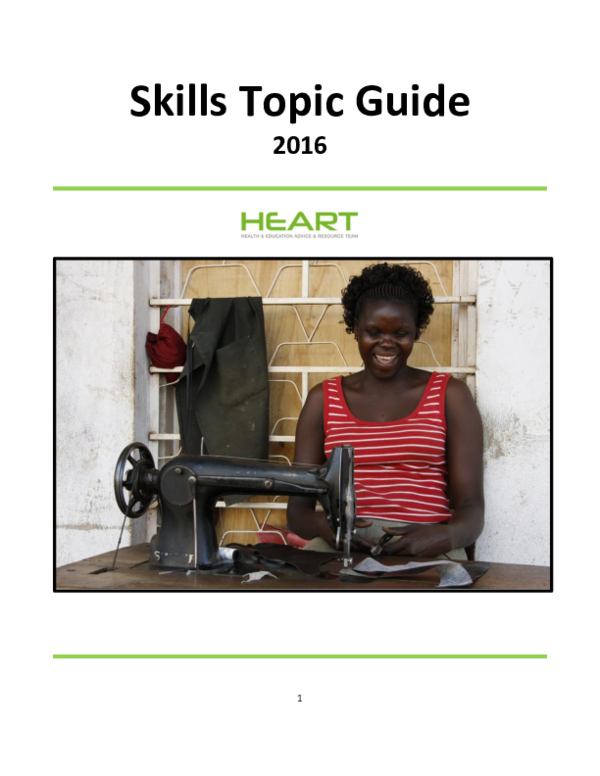 (PDF) Skills Topic Guide
