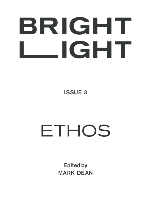 (PDF) ISSUE 3 ETHOS Edited by MARK DEAN
