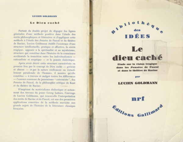 (PDF) LE DIEU CACHÉ - LUCIEN GOLDMANN