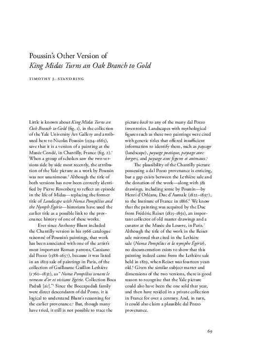 (PDF) Standring Poussin Yale