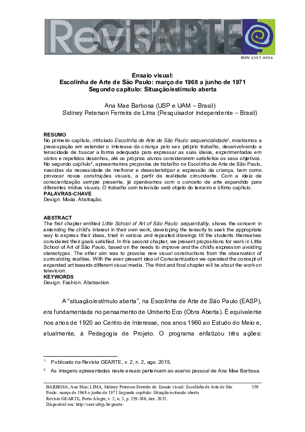 (PDF) Ensaio Visual Capitulo 2