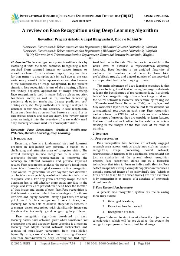 (PDF) IRJET- INTERNATIONAL RESEARCH JOURNAL OF ENGINEERING AND TECHNOLOGY (IRJET) A review on ...