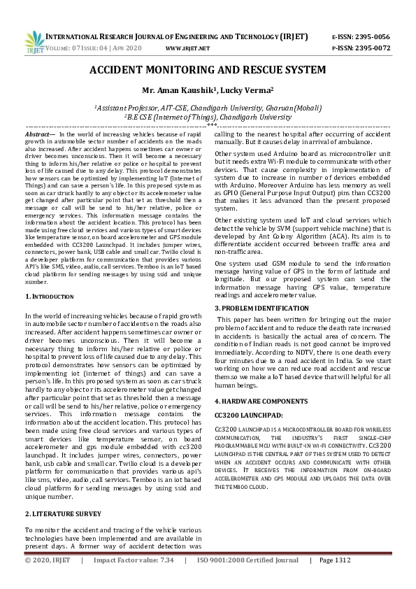 (PDF) IRJET- INTERNATIONAL RESEARCH JOURNAL OF ENGINEERING AND ...