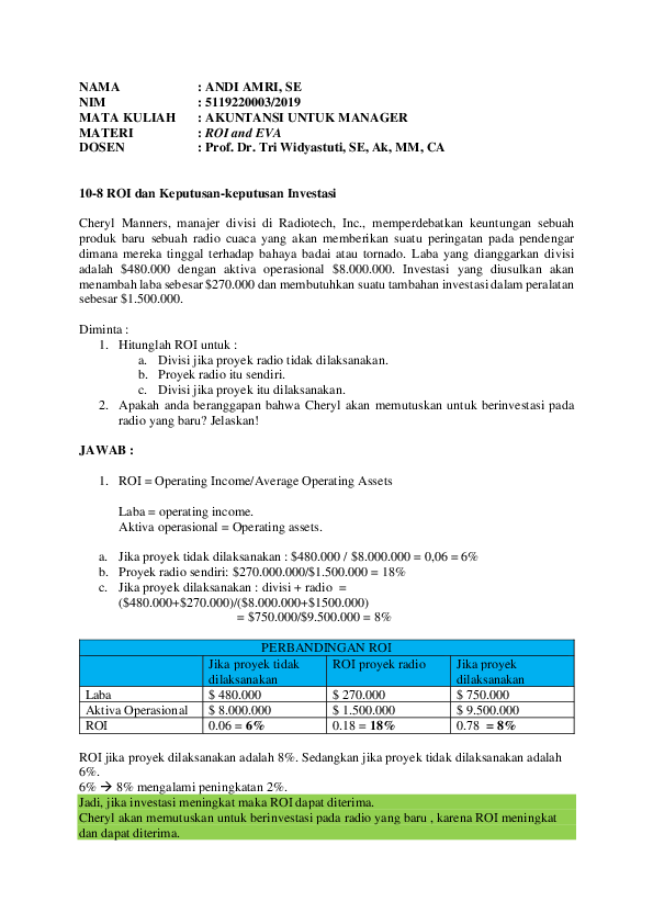 (PDF) Andi Amri Tugas Akuntasi Untuk Manager ROI and EVA