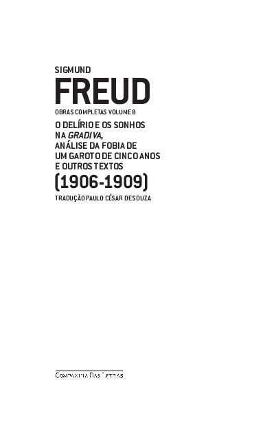 (PDF) Sigmund Freud - Delírios e Sonhos na Gradiva de Jesen