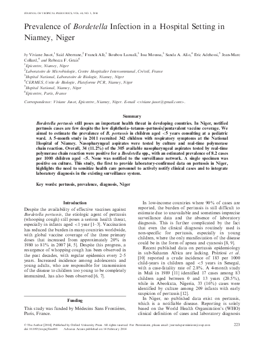 annuaire des statistiques sanitaires du niger - INS-Niger
