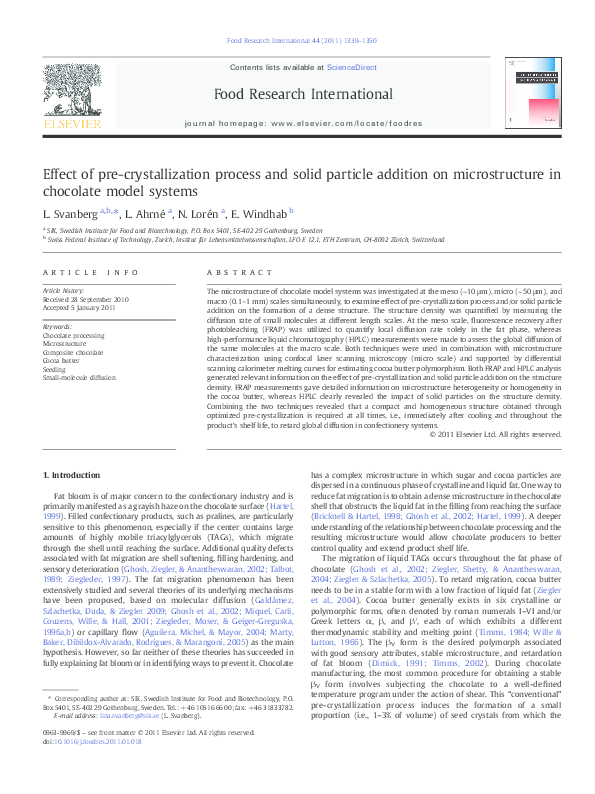 (PDF) Effect of pre-crystallization process and solid particle addition ...