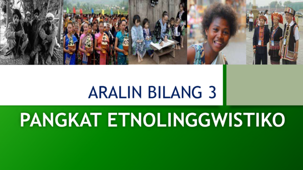 (PDF) PANGKAT ETNOLINGGWISTIKO