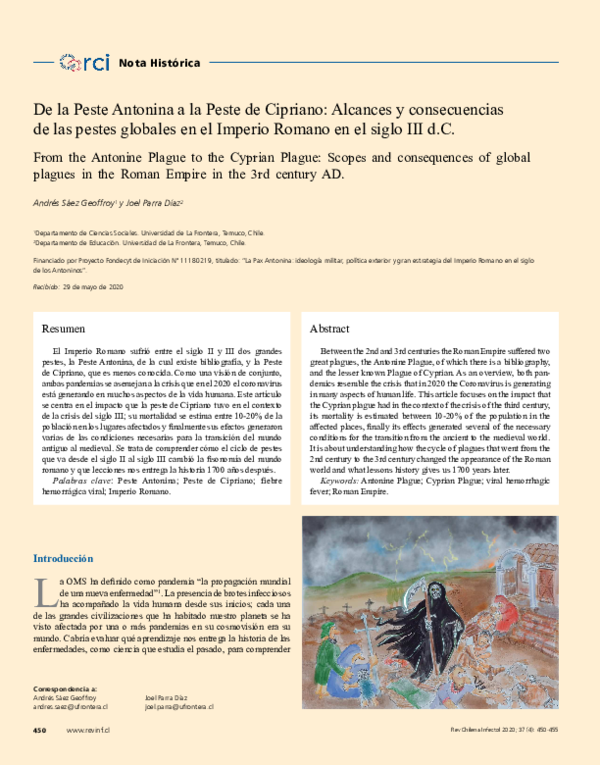 (PDF) De la Peste Antonina a la Peste de Cipriano: Alcances y ...